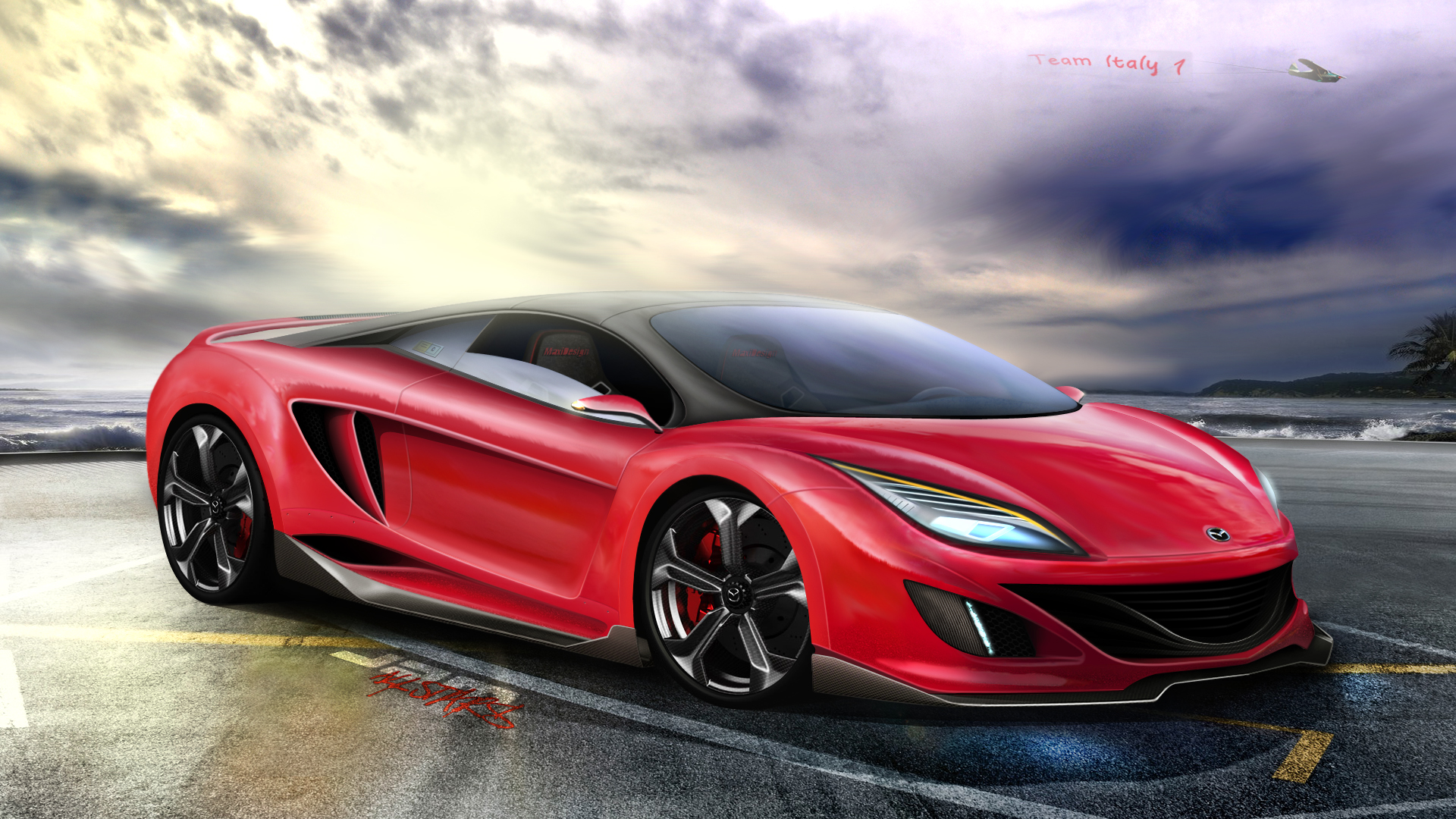 Ferrari F40's Profile › Autemo.com › Automotive Design Studio